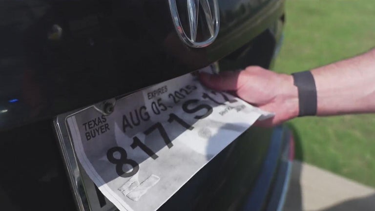 Texas law to replace temporary paper license plates with metal ones ...
