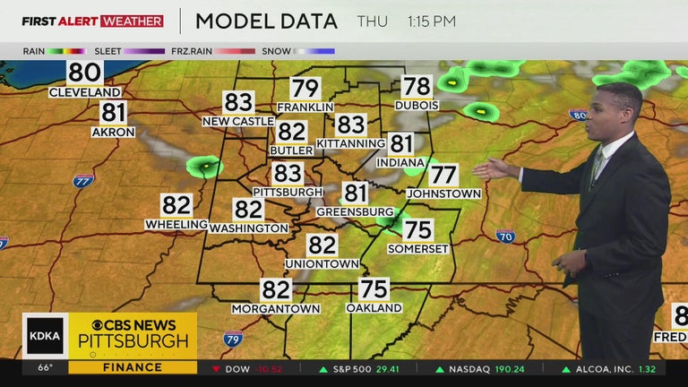 Pittsburgh could see isolated thunderstorms before a dry and ...