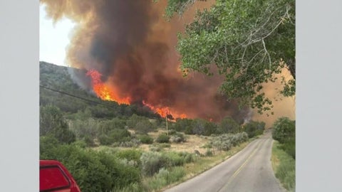 Evacuations ordered due to Cottonwood Flat Fire in western Colorado ...