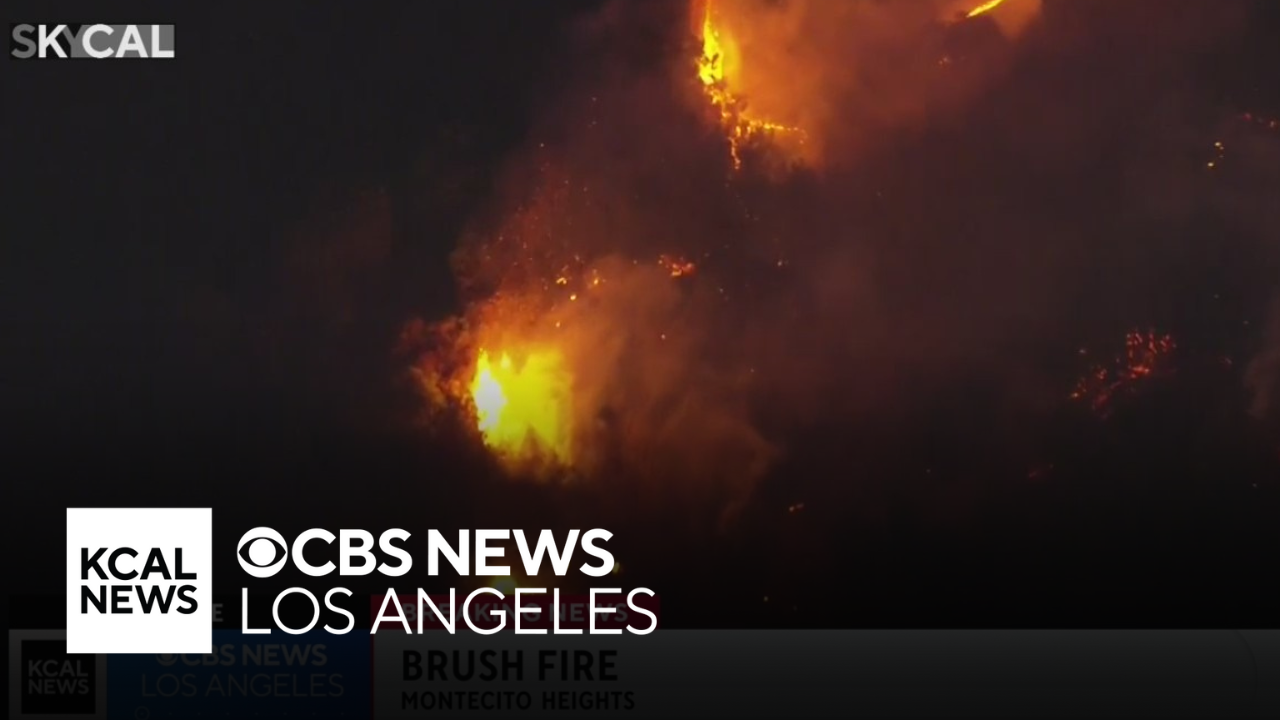 Firefighters stop forward progress of Monterey Fire burning in ...