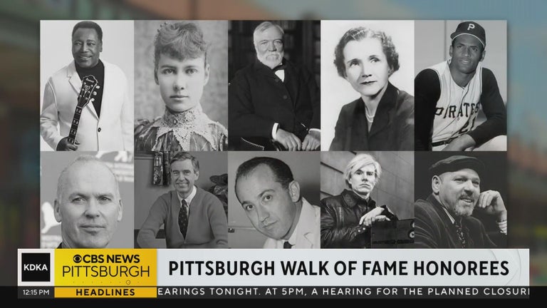 First Pittsburgh Walk of Fame honorees unveiled - CBS Pittsburgh