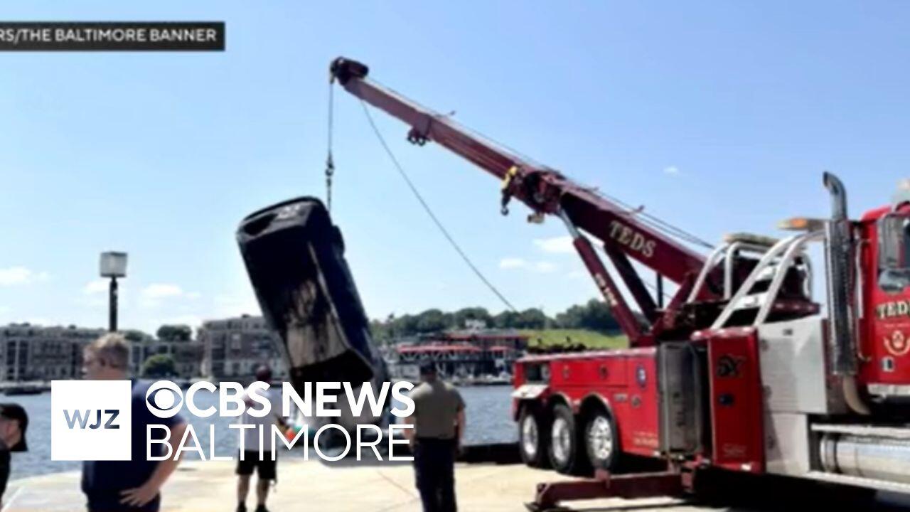 Van found with body in Baltimore harbor was submerged for years, went ...