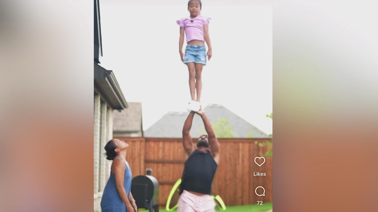North Texas father-daughter duo goes viral on social media for at-home ...