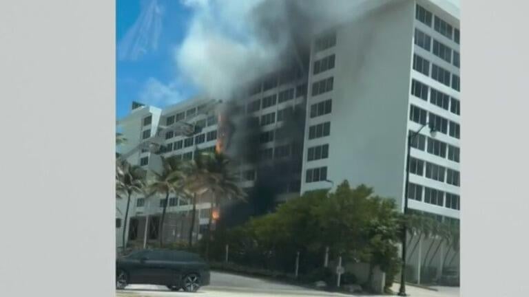 Fire at Newport Beachside Hotel in Sunny Isles contained; no injuries ...