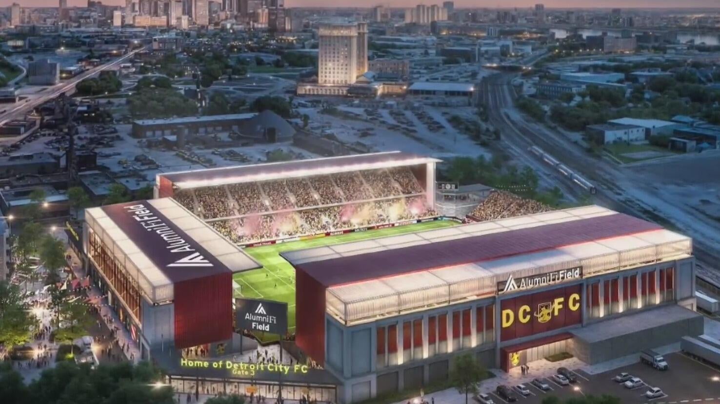 DCFC's new stadium creates optimism for Corktown business owners - CBS ...