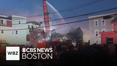 Propane tanks explode as fire engulfs 5 buildings in Lawrence ...