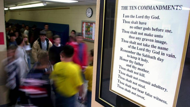 Federal judge blocks Texas law requiring Ten Commandments displayed in public school classrooms ...