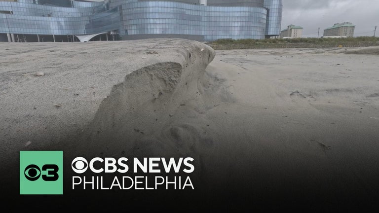 Hurricane Erin sparks beach erosion concerns for parts of Jersey Shore - CBS Philadelphia