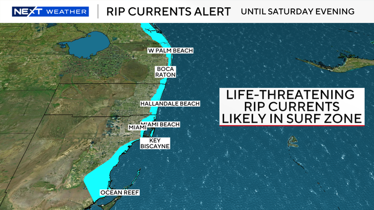Hurricane Erin moves north after causing higher tides, dangerous rip ...