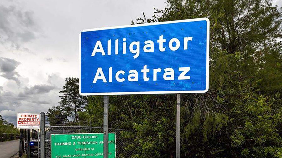 Appeals court rules Florida's "Alligator Alcatraz" detention site can stay open - CBS News