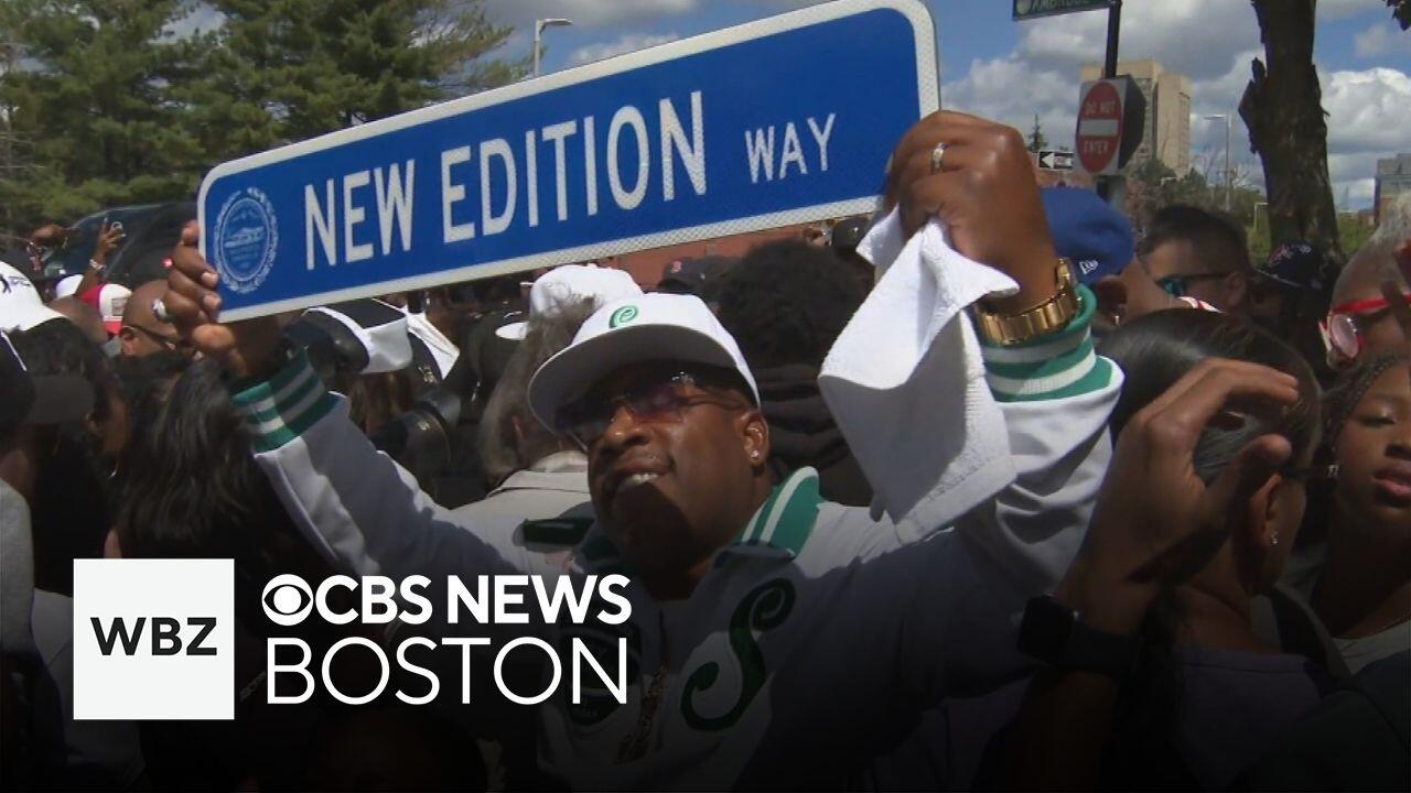 New Edition honored with street renaming ceremony in Boston - CBS Boston