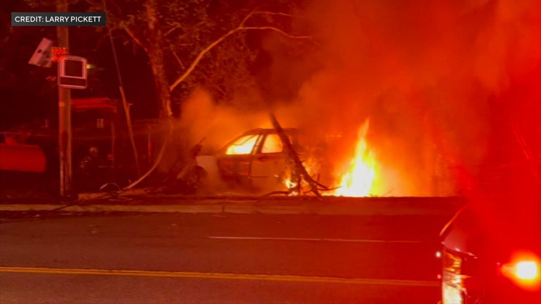 Video shows Army football player rescue driver before car bursts into ...