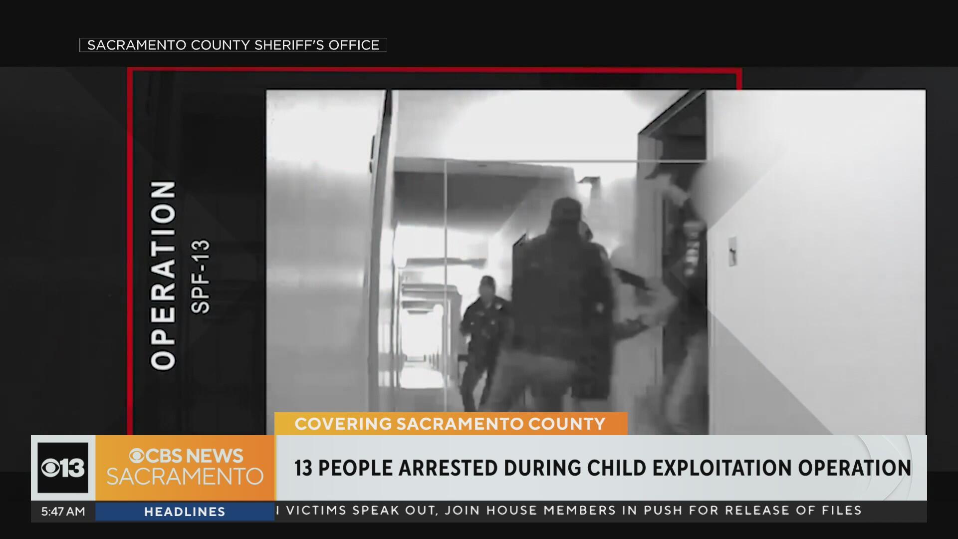 Sting operation in Sacramento region nets 13 child exploitation arrests - CBS Sacramento