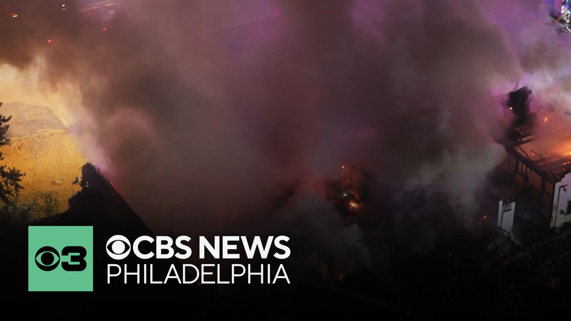 2-alarm fire at a Gloucester City warehouse shuts down Route 130 in ...