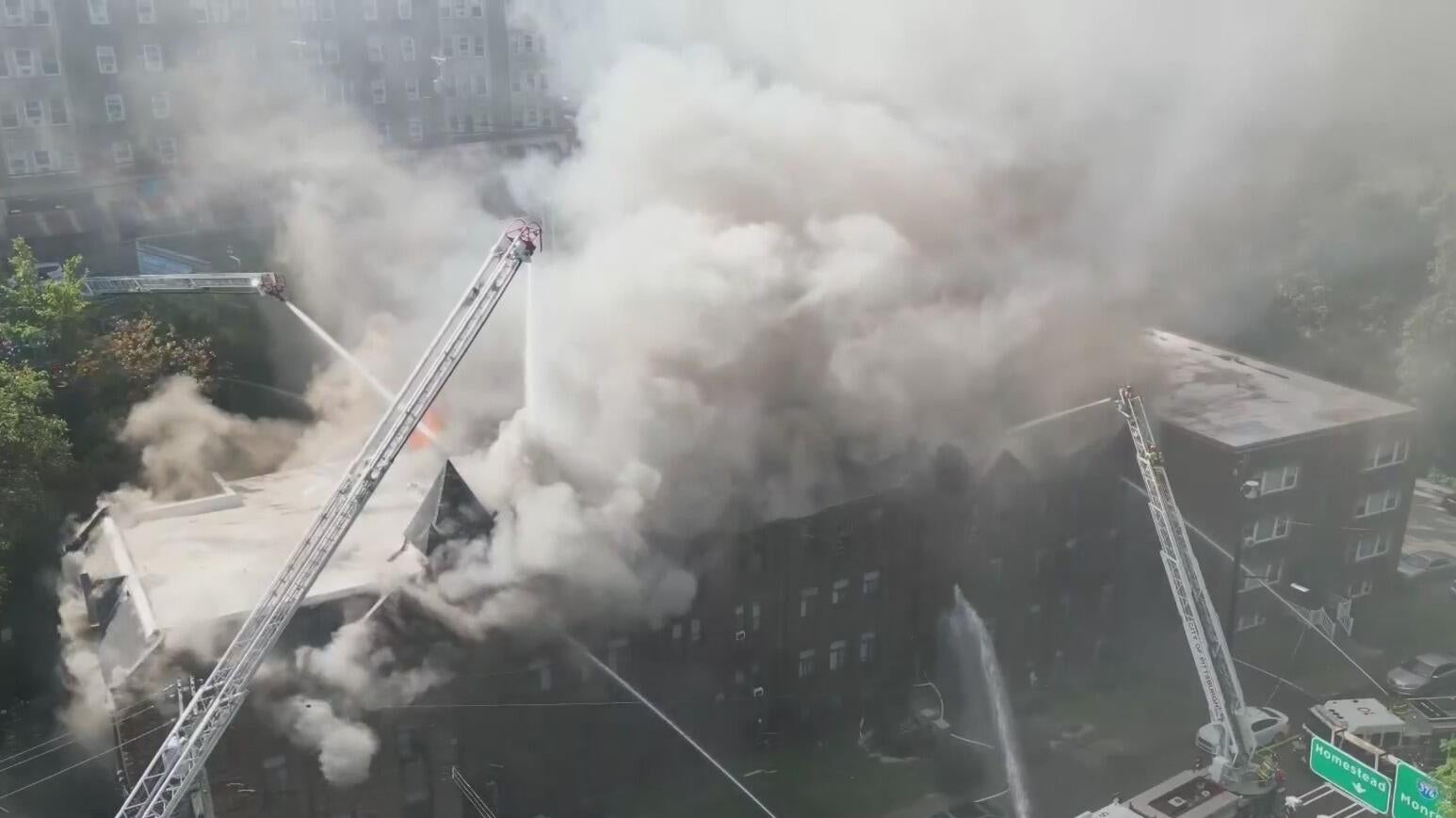 Dozens of people displaced after massive fire in Pittsburgh's Squirrel ...
