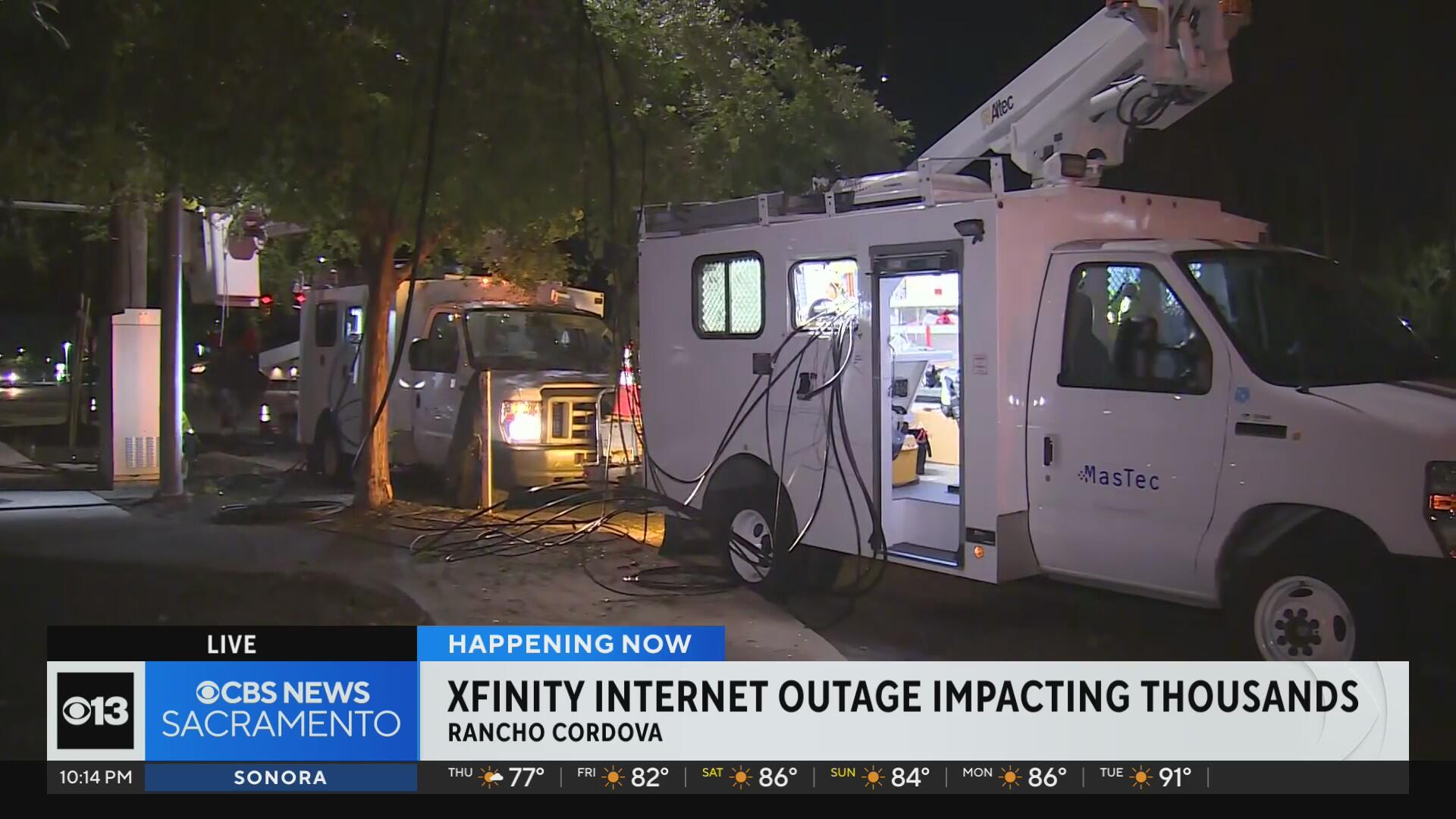 Xfinity service knocked out in parts of Northern and Central California ...