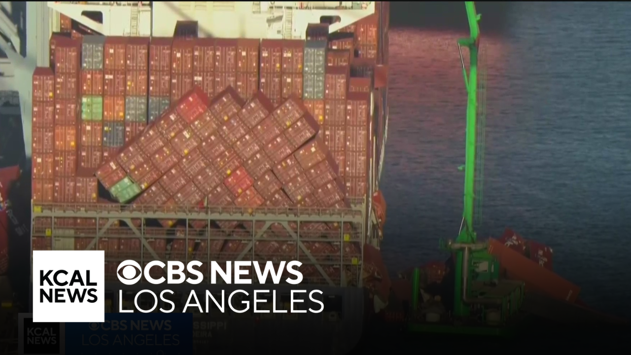 Cleanup continues at Port of Long Beach after dozens of shipping ...
