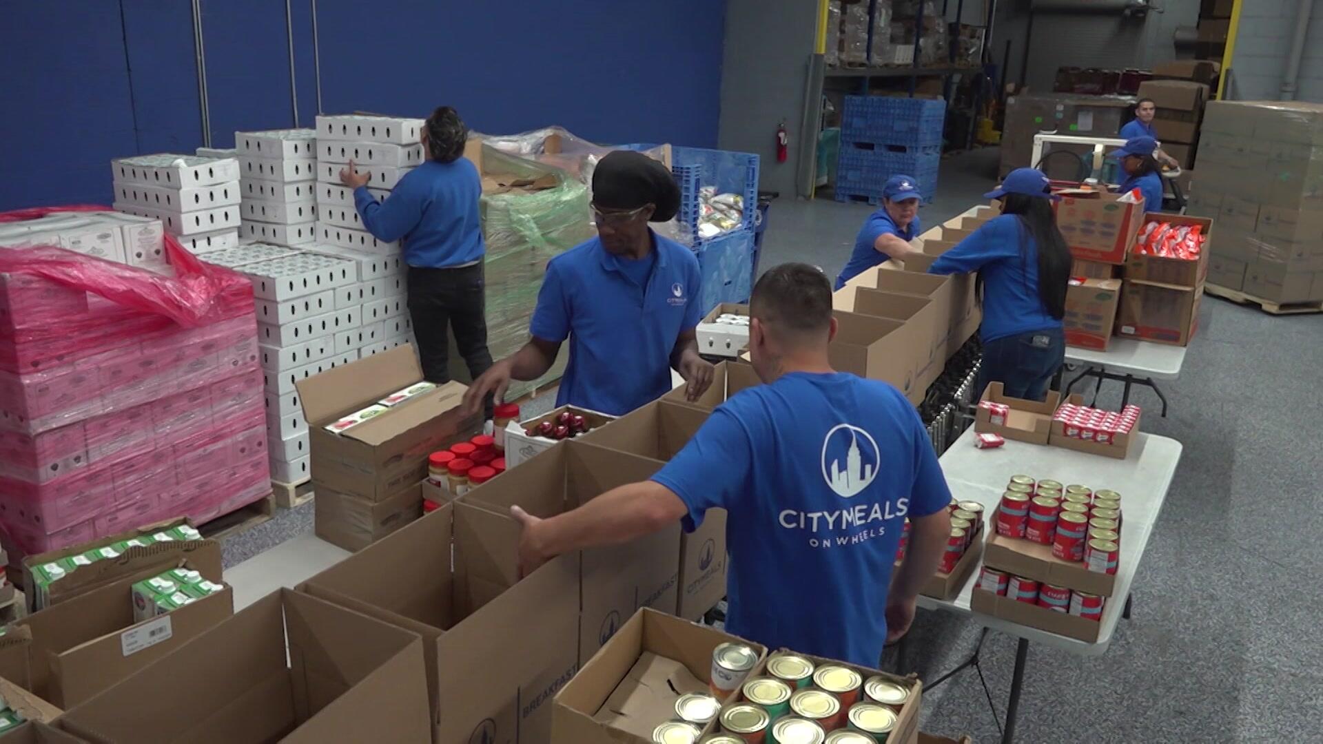 Citymeals on Wheels helping seniors in need with emergency food boxes. It's a lesson learned ...