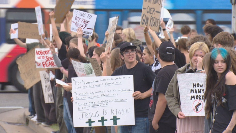 Students at multiple Colorado schools stage walkouts to protest gun ...