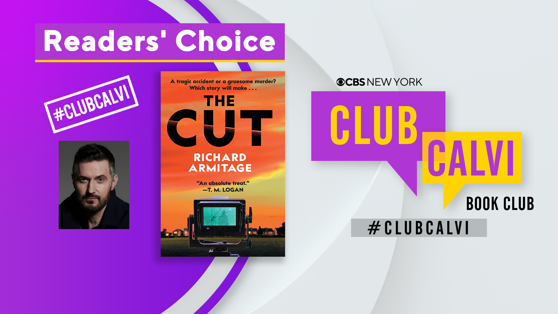 "The Cut" by Richard Armitage voted the next book for Club Calvi - CBS ...