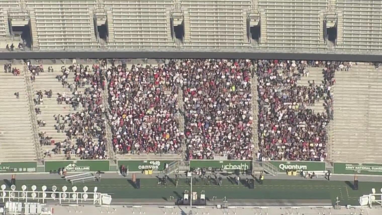 More than 7,000 people attend vigil at Colorado State University for ...