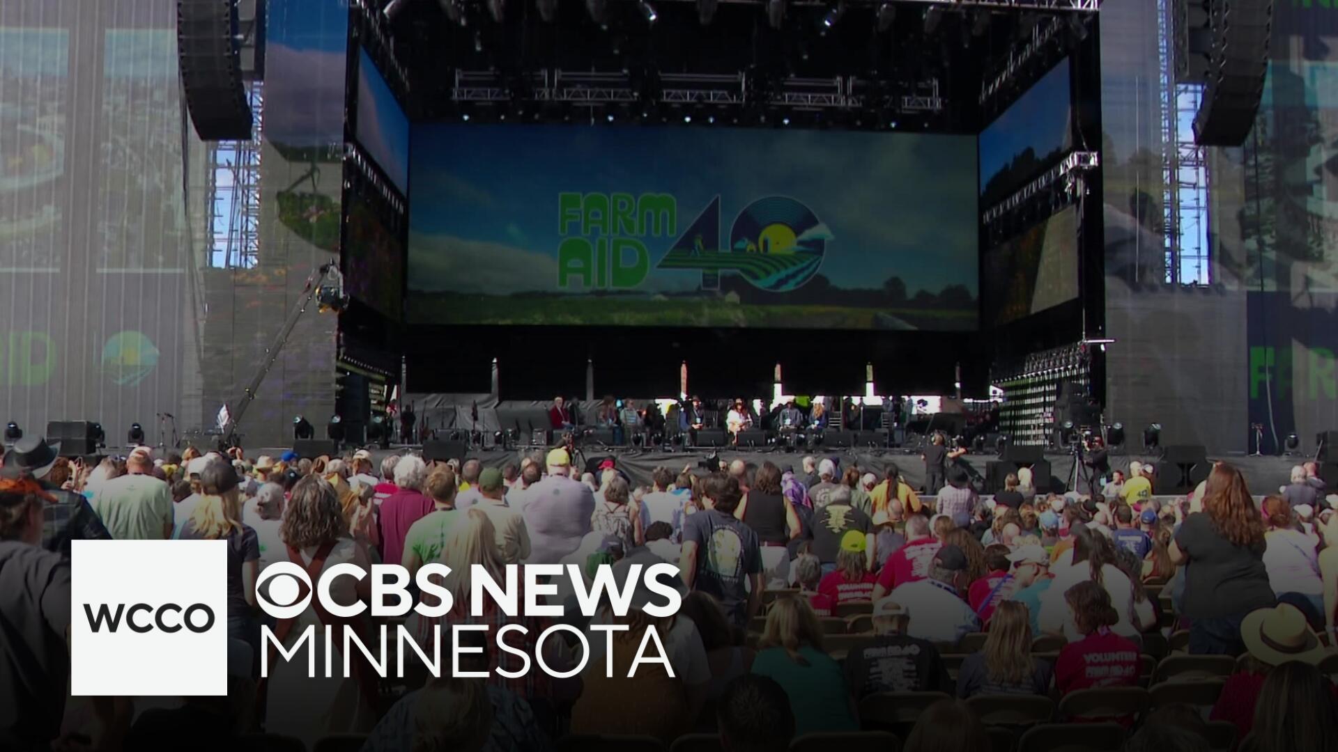 Farm Aid 40 takes place; raises funds to help Minnesota farmers - CBS ...
