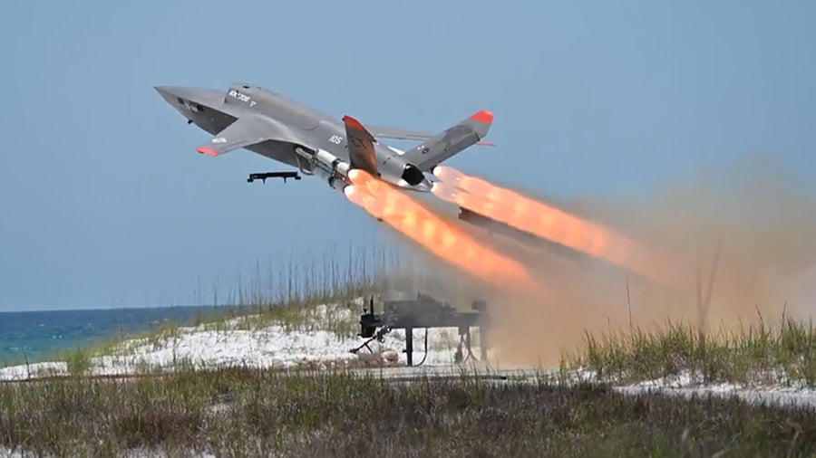 AI in the military: Testing a new kind of air force - CBS News