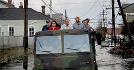 Bush In Disaster Area