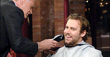Letterman Rids Roethlisberger Of Beard - CBS News
