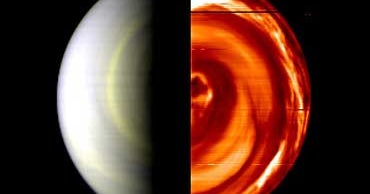 Venus' South Pole Covered By Clouds - CBS News