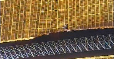 Tear In New Solar Panels Concerns NASA - CBS News