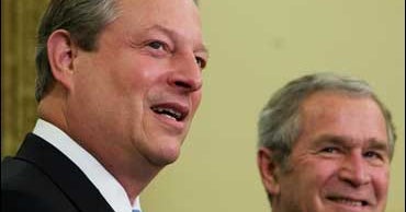 Gore Reaches Oval Office, As Bush's Guest - CBS News