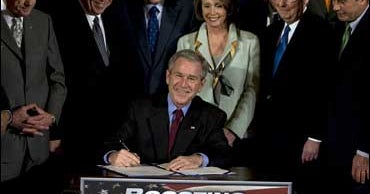 Bush Signs Bill, Checks In Mail By Spring - CBS News