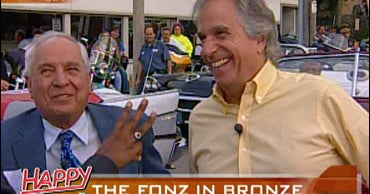 "The Fonz" In Bronze! - CBS News