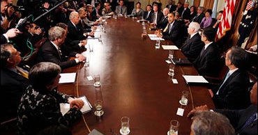 Obama Convenes First Cabinet Meeting - CBS News