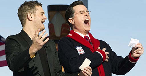 Michael Buble holiday album continues to top charts - CBS News