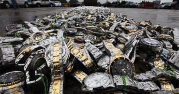 Faux-Lex Funeral: 7,000 Fake Rolexes Steamrolled - CBS News Faux-Lex Funeral: 7,000 Fake Rolexes Steamrolled - CBS News