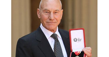 Patrick Stewart is Now a Knight. - CBS News