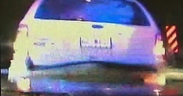 Dash Cam Video: SUV Backs Over Police Cruiser - CBS News