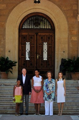The Obamas in Spain
