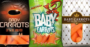 Oh Snap! Baby Carrot Campaign Mimics Junk Food - CBS News
