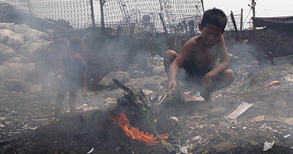 Philippines Child Trash Pickers
