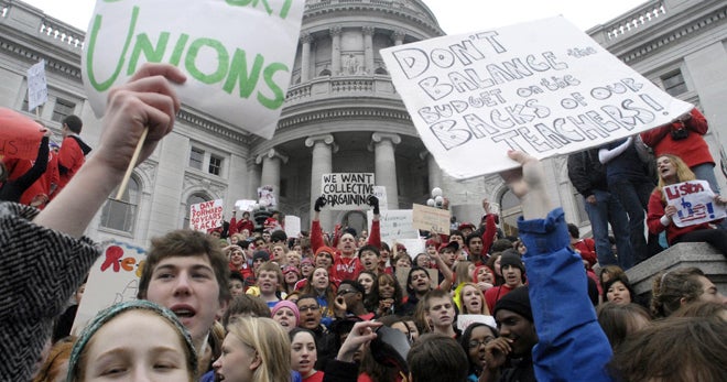 Wis. gov: I took "bold political move" on budget - CBS News