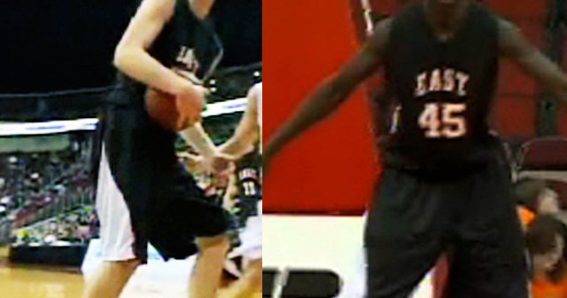 7-foot-1, 6-foot-11 high school basketball players - CBS News
