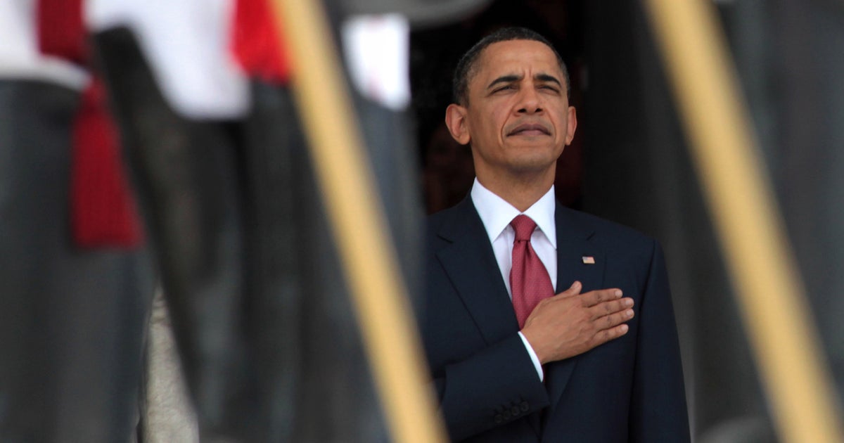 Obama content in background over Libya - CBS News
