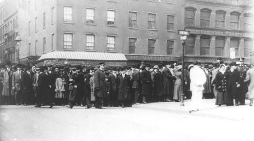 The 1911 Triangle Shirtwaist Factory Fire tragedy