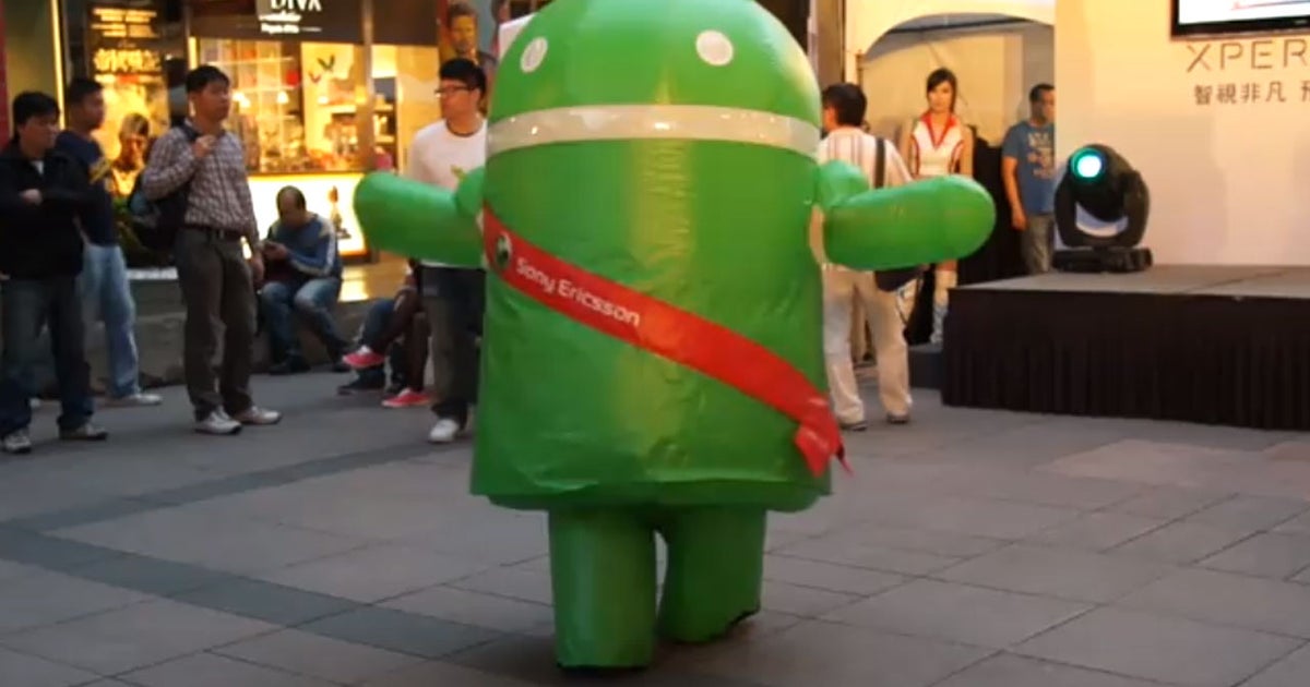 Android mascot is a dancin' fool - CBS News