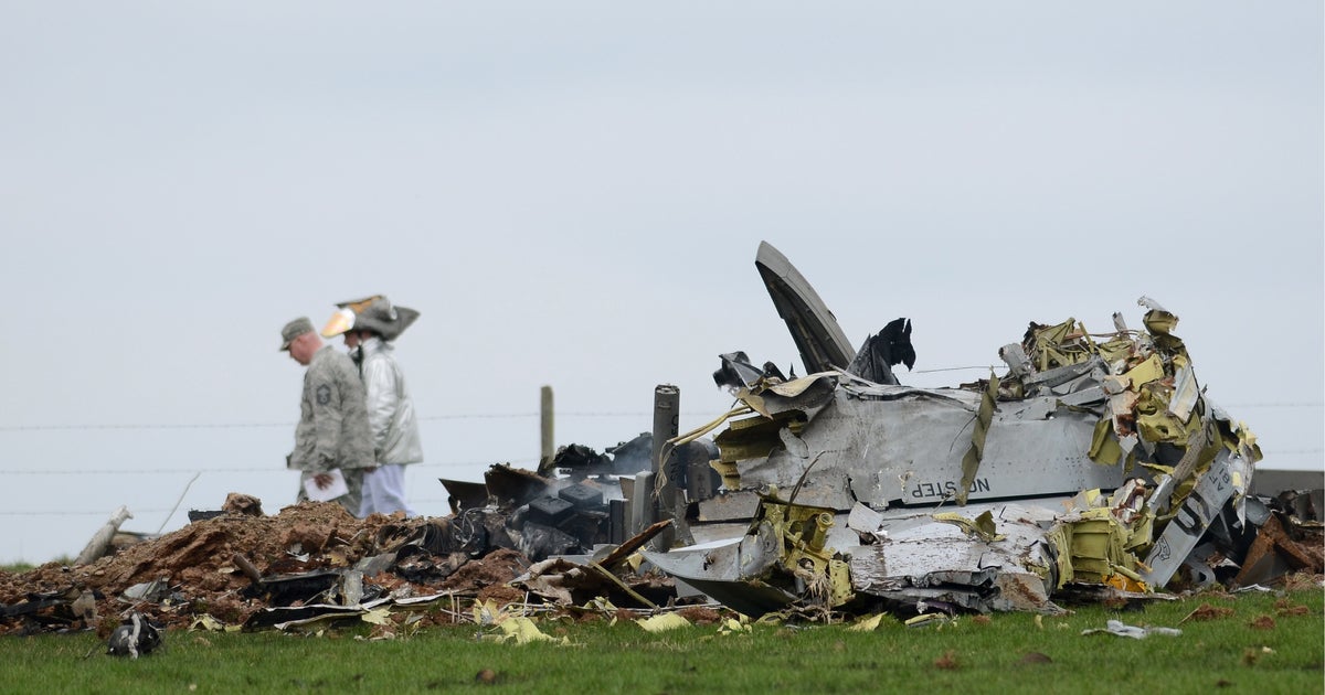 U.S. Air Force attack jet crashes in Germany - CBS News