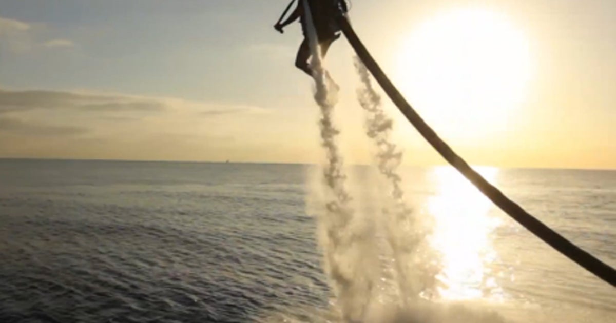 Water jet pack video is simply amazing (and I want one) - CBS News