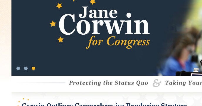 Satire site targets GOP candidate Jane Corwin - CBS News